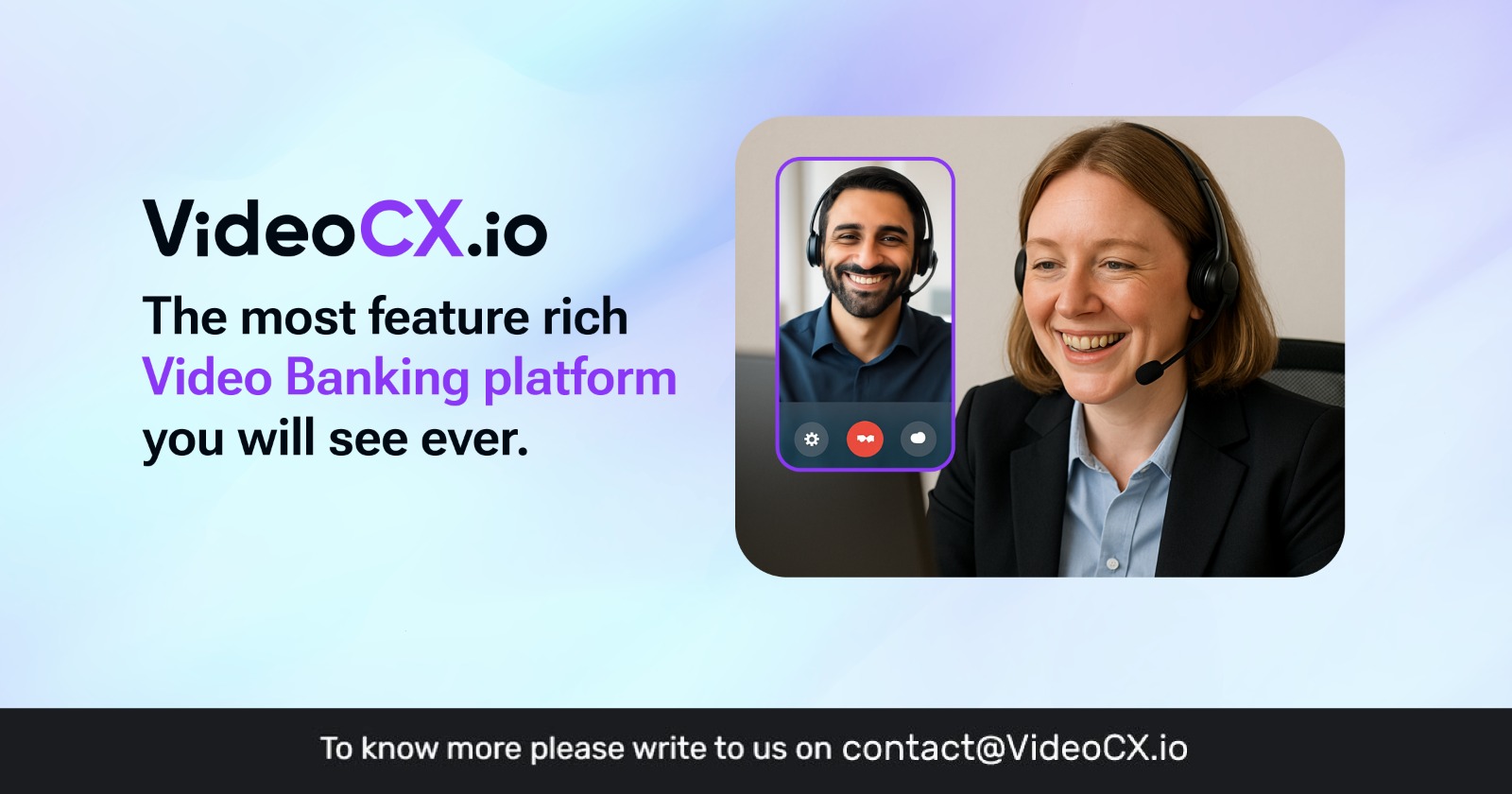 Enterprise grade Video KYC & Video Banking platform by VideoCX